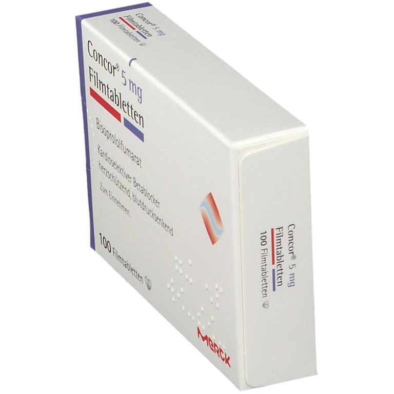 Concor® 5 mg 100 St mit dem E-Rezept kaufen - Shop Apotheke