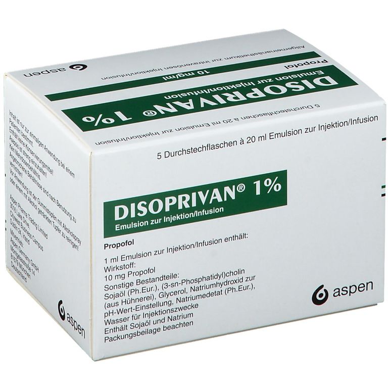 Disoprivan® 1 % 5x20 ml mit dem E-Rezept kaufen - Shop Apotheke