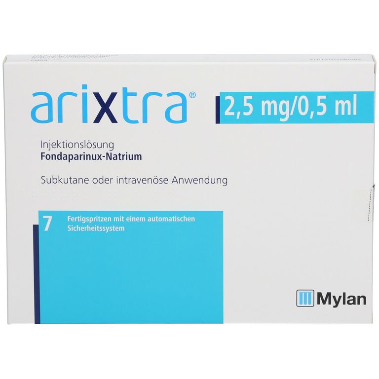 arixtra® 2,5 mg/0,5 ml 7x0,5 ml mit dem E-Rezept kaufen - Shop Apotheke