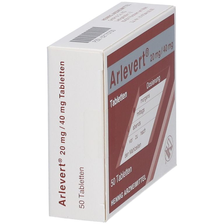 Arlevert® 20 mg/40 mg 50 St mit dem E-Rezept kaufen - Shop Apotheke