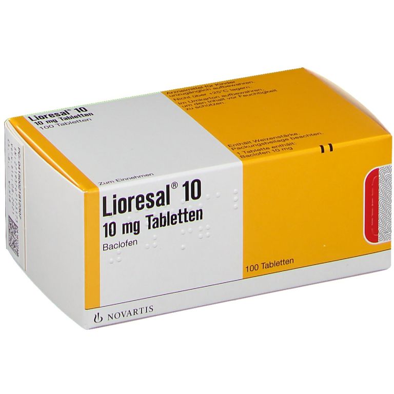 Lioresal® 10 mg 100 St mit dem E-Rezept kaufen - Shop Apotheke
