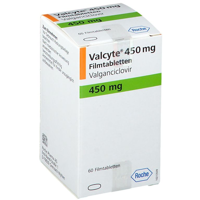 Valcyte® 450 mg 60 St mit dem E-Rezept kaufen - Shop Apotheke