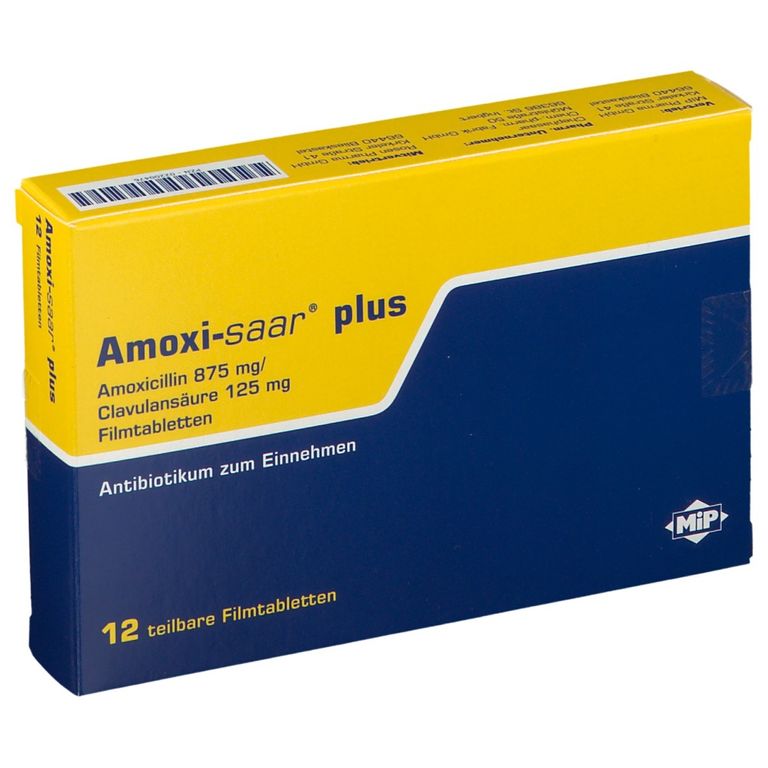 AMOXI-SAAR plus Filmtabletten 12 St mit dem E-Rezept kaufen - Shop Apotheke