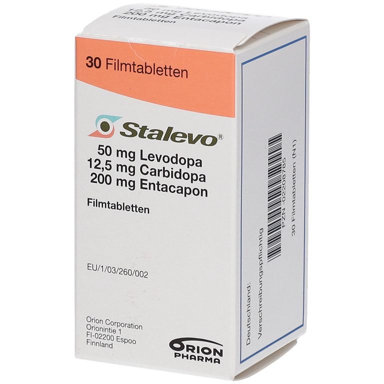 Stalevo® 50 mg/12,5 mg/200 mg 30 St mit dem E-Rezept kaufen - Shop Apotheke