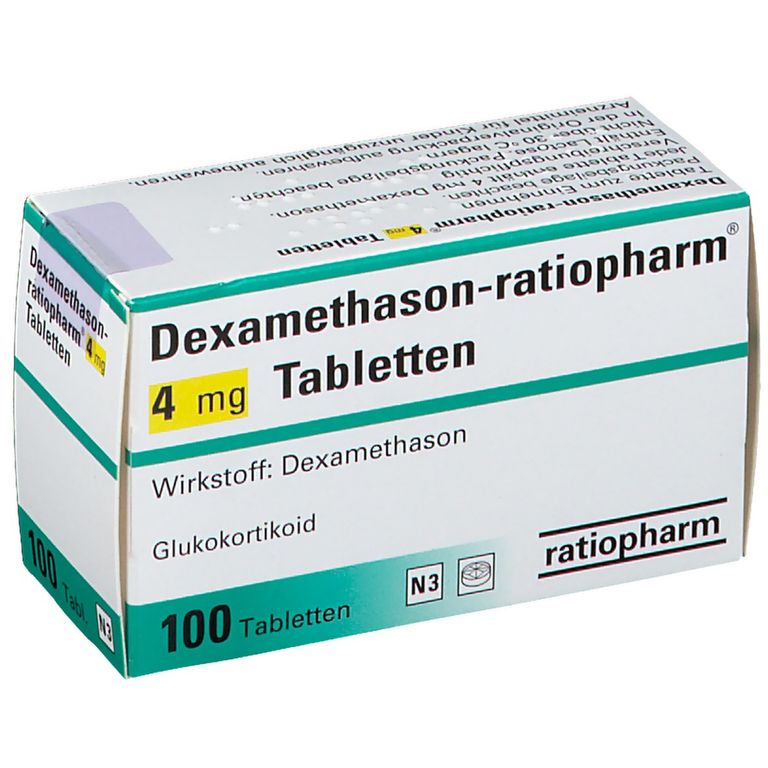 Dexamethason-ratiopharm® 4 mg 100 St mit dem E-Rezept kaufen - Shop ...