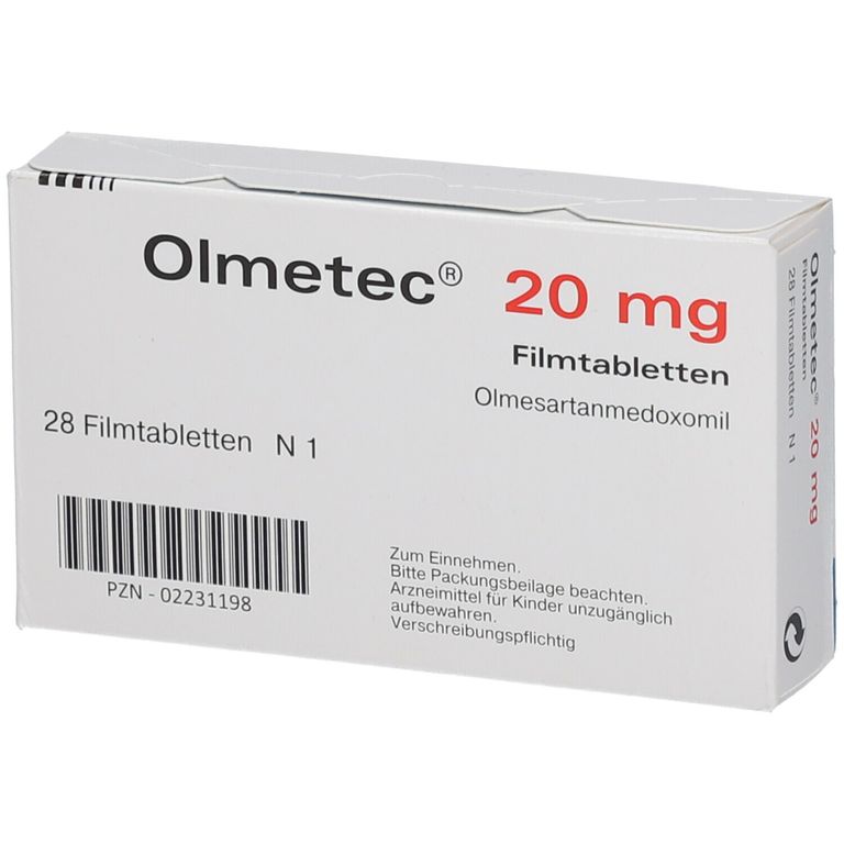Olmetec® 20 mg 28 St mit dem E-Rezept kaufen - Shop Apotheke