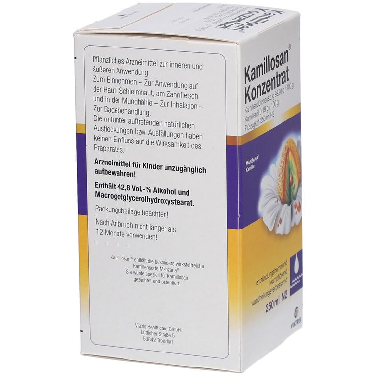 Kamillosan® Konzentrat 250 ml - Shop Apotheke