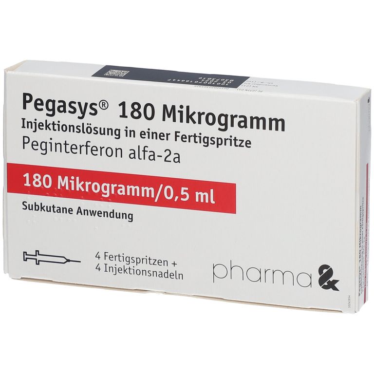 Pegasys® 180 µg 4 St mit dem E-Rezept kaufen - Shop Apotheke