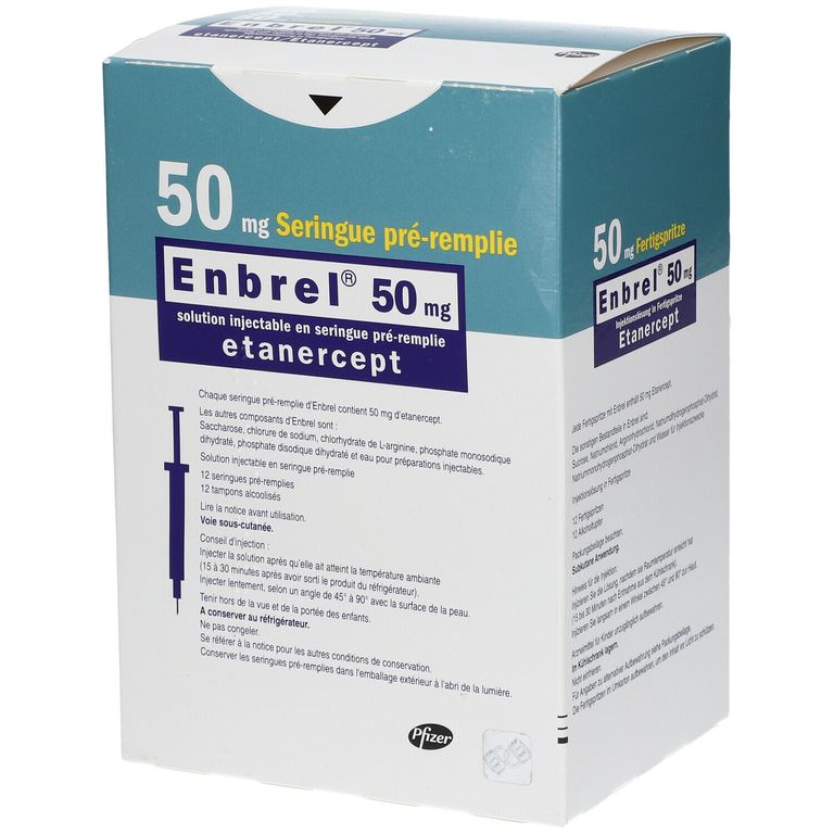 Enbrel® 50 mg 12 St mit dem E-Rezept kaufen - Shop Apotheke