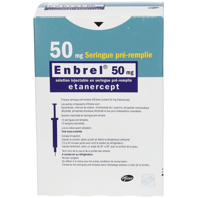 Enbrel® 50 mg 12 St mit dem E-Rezept kaufen - Shop Apotheke