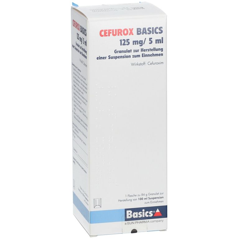 CEFUROX BASICS 125 mg/5 ml 100 ml mit dem E-Rezept kaufen - Shop Apotheke