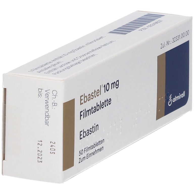 Ebastel® 10 mg 50 St mit dem E-Rezept kaufen - Shop Apotheke