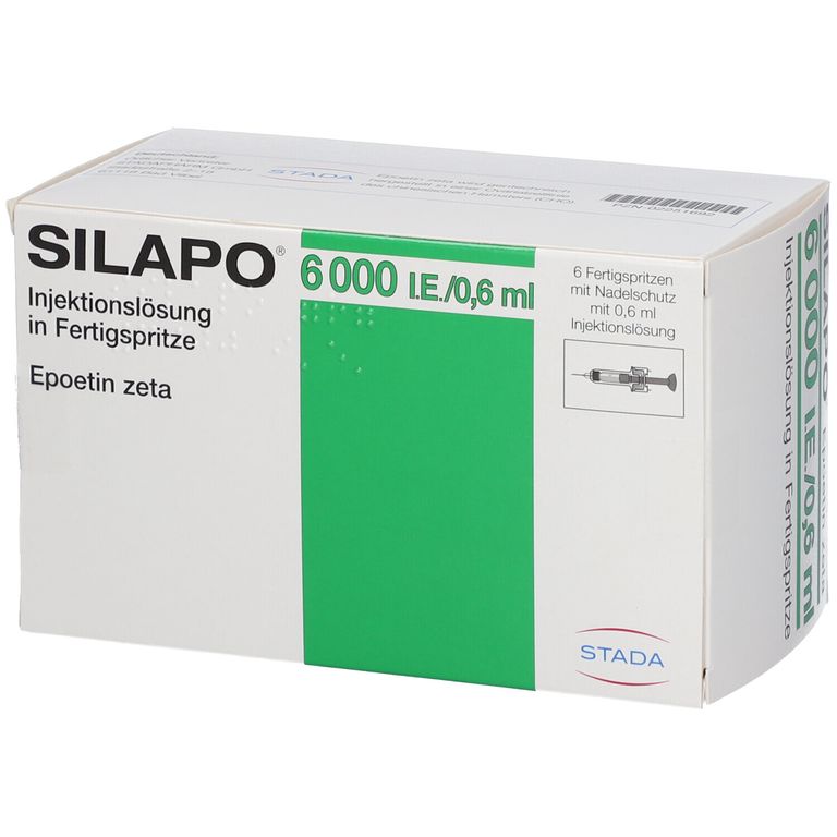 Silapo® 6.000 I.E./0,6 ml Fertigspritzen 6x1 St mit dem E-Rezept kaufen ...