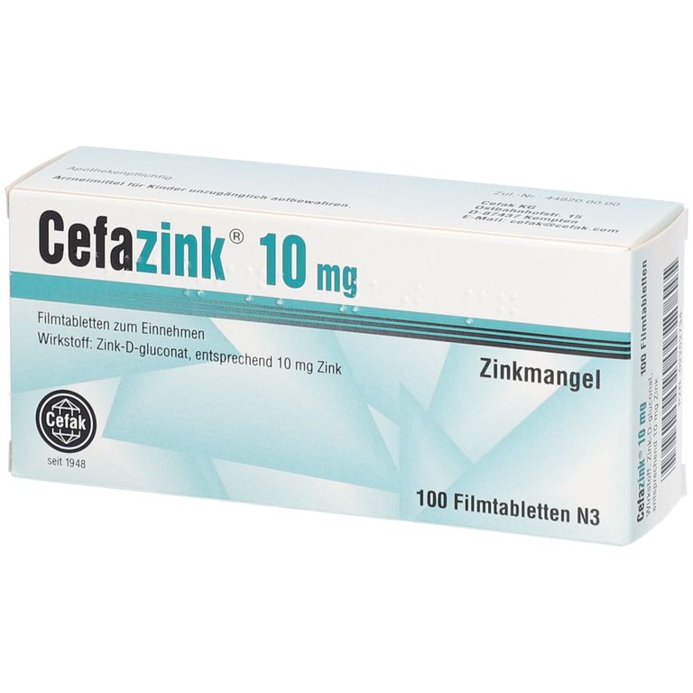 Cefazink® 10 mg 100 St - Shop Apotheke