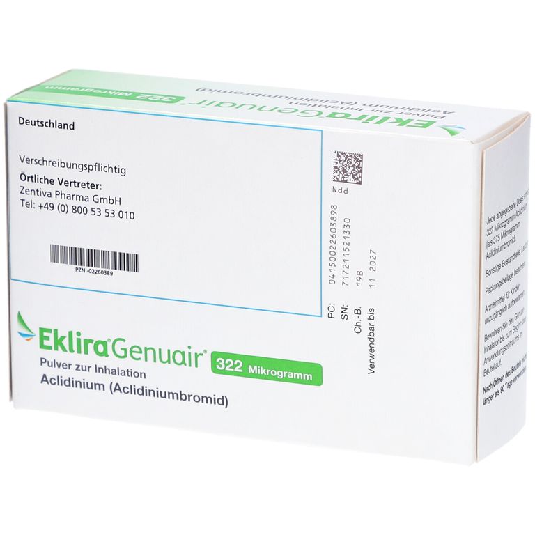 Eklira® Genuair 322 µg 1 St mit dem E-Rezept kaufen - Shop Apotheke