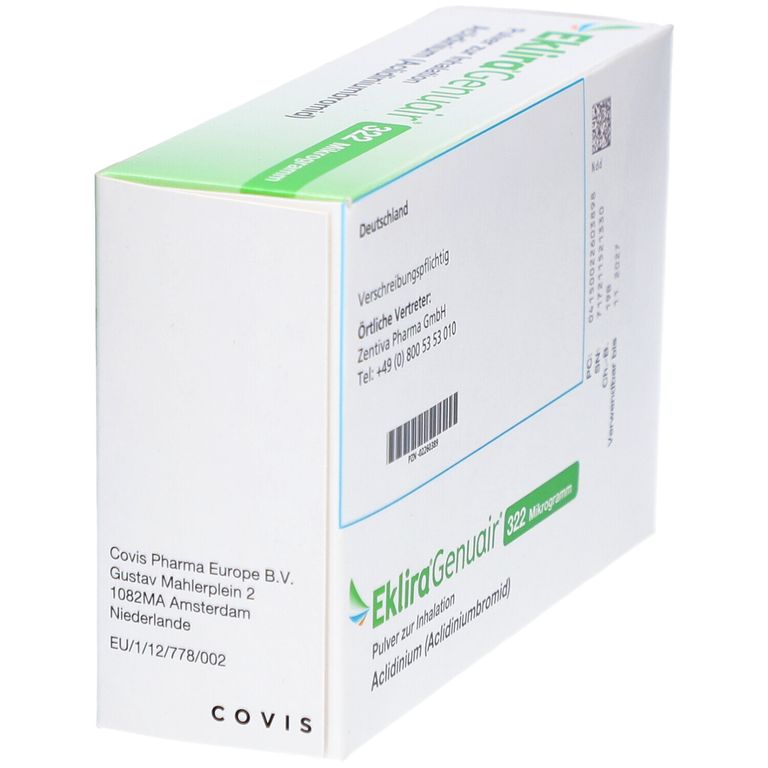 Eklira® Genuair 322 µg 1 St mit dem E-Rezept kaufen - Shop Apotheke