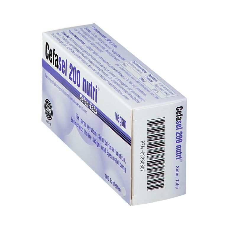 Cefasel 200 nutri® Selen-Tabs 100 St - Shop Apotheke