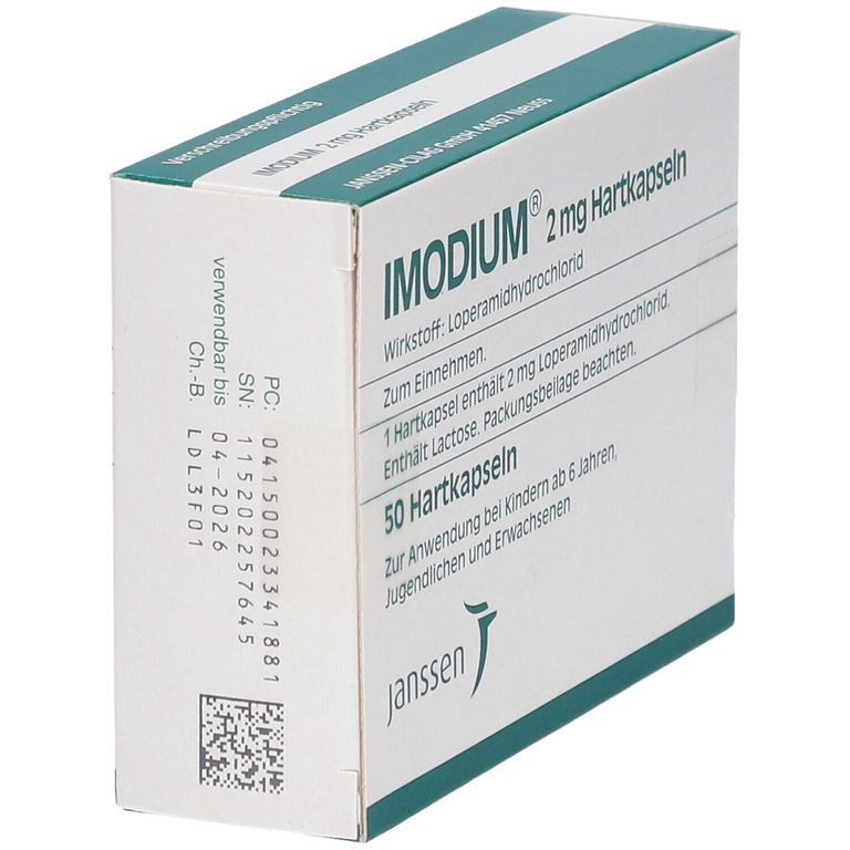 IMODIUM® 2 mg 50 St mit dem E-Rezept kaufen - Shop Apotheke