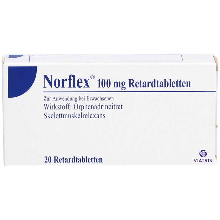 Norflex® 100 mg 20 St mit dem E-Rezept kaufen - Shop Apotheke