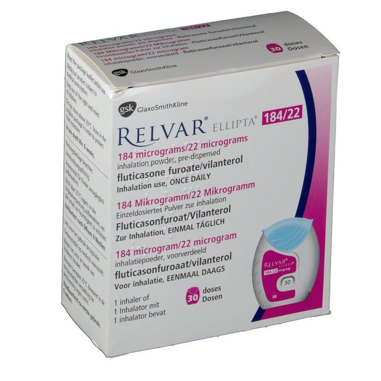 RELVAR® ELLIPTA® 184 Mikrogramm/22 Mikrogramm 1x30 St mit dem E-Rezept ...