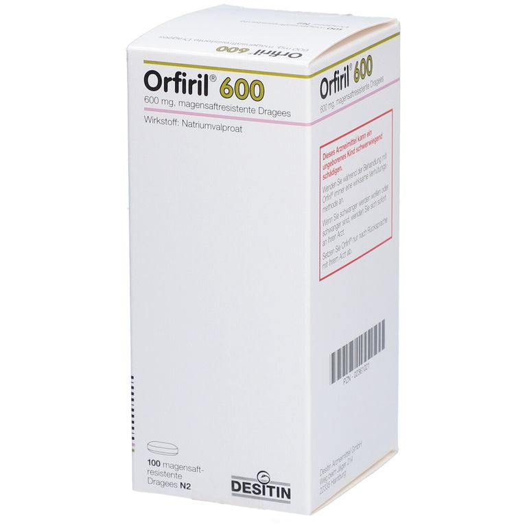 Orfiril® 600 100 St mit dem E-Rezept kaufen - Shop Apotheke