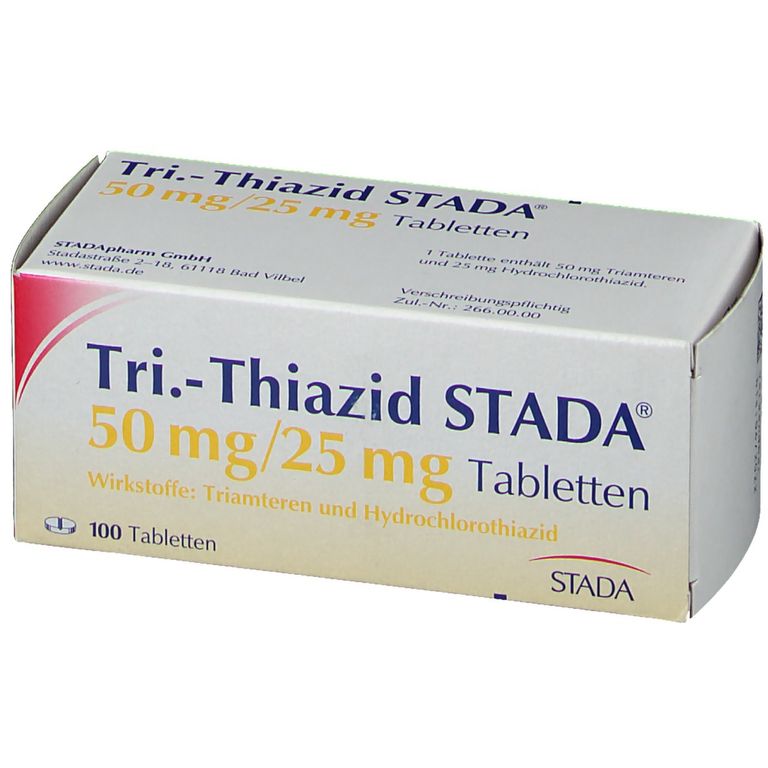 Tri.-Thiazid STADA® 50 mg/25 mg 100 St mit dem E-Rezept kaufen - Shop ...
