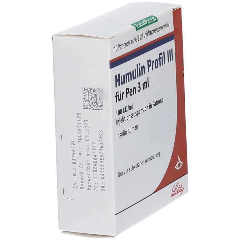 Humulin Profil Iii 10x3 ml mit dem E-Rezept kaufen - Shop Apotheke