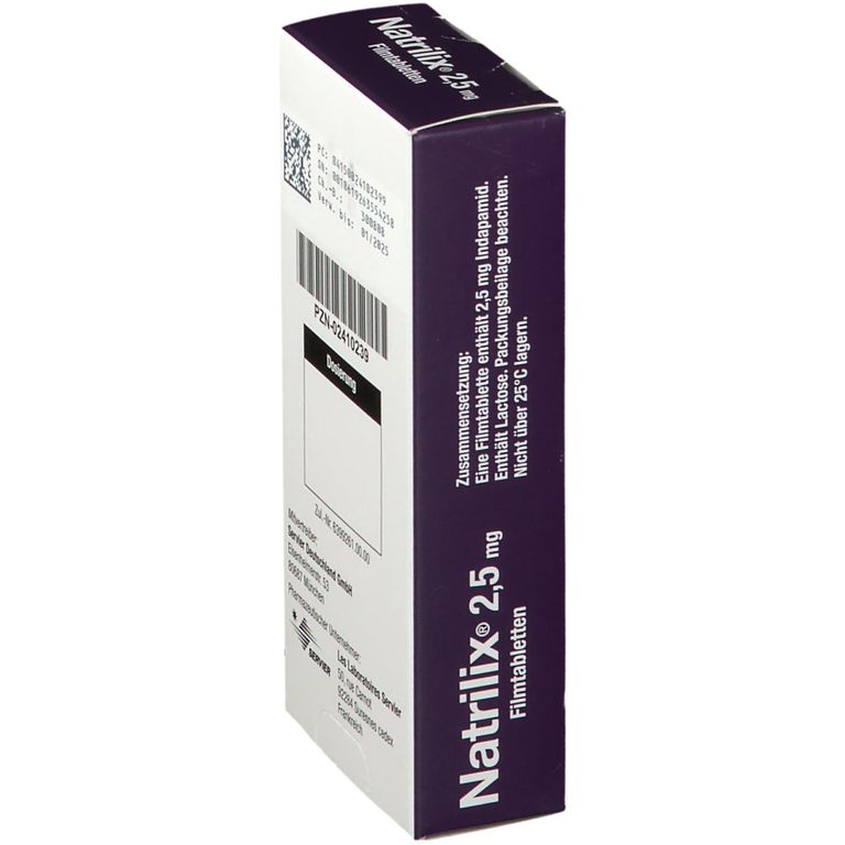 Natrilix® 2,5 mg 30 St mit dem E-Rezept kaufen - Shop Apotheke