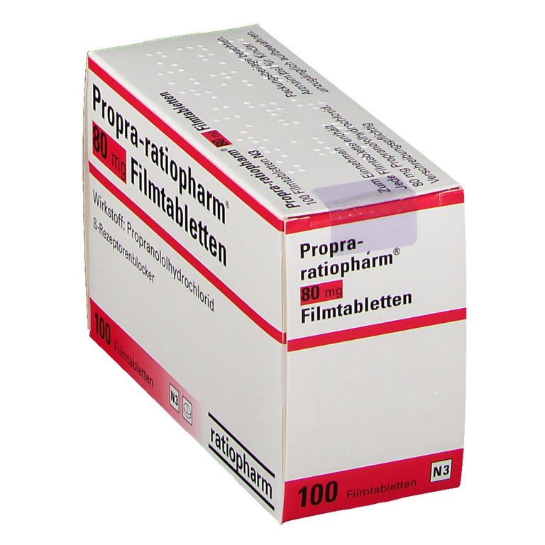 Propra-ratiopharm® 80 mg 100 St mit dem E-Rezept kaufen - Shop Apotheke