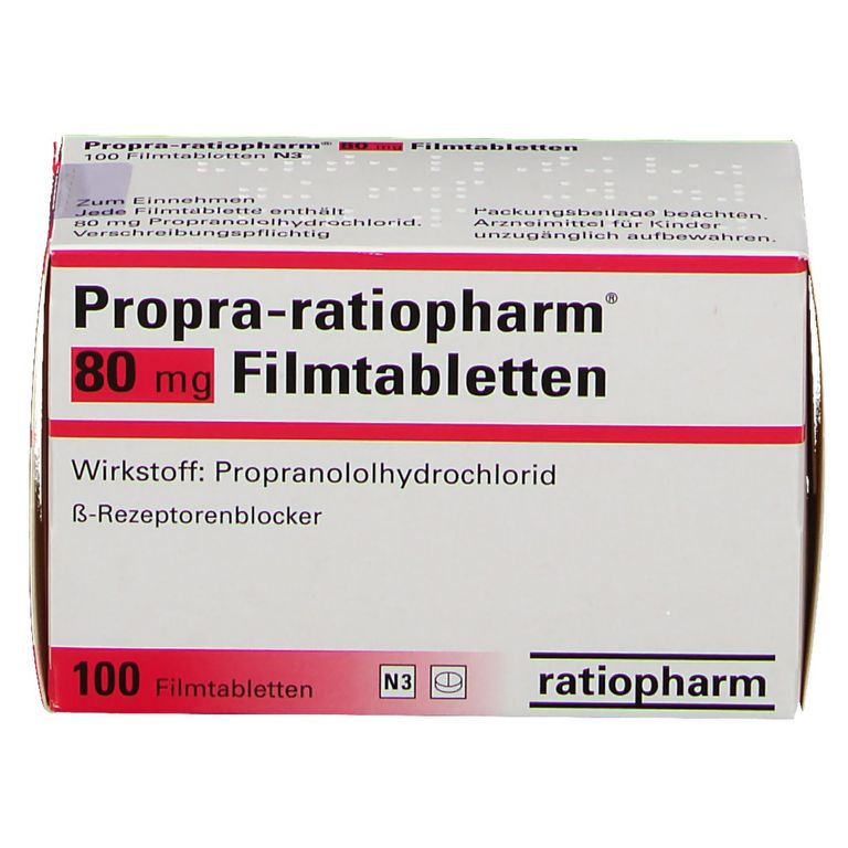 Propra-ratiopharm® 80 mg 100 St mit dem E-Rezept kaufen - Shop Apotheke