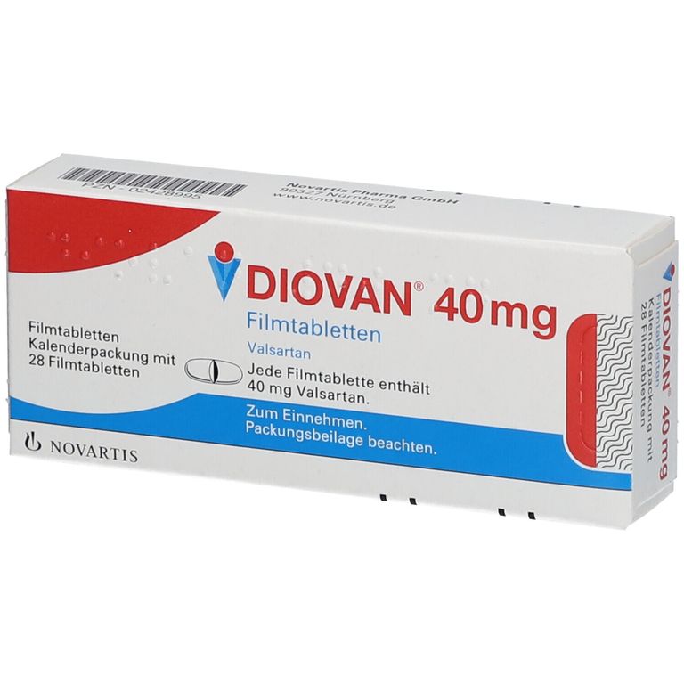Diovan® 40 mg 28 St mit dem E-Rezept kaufen - Shop Apotheke