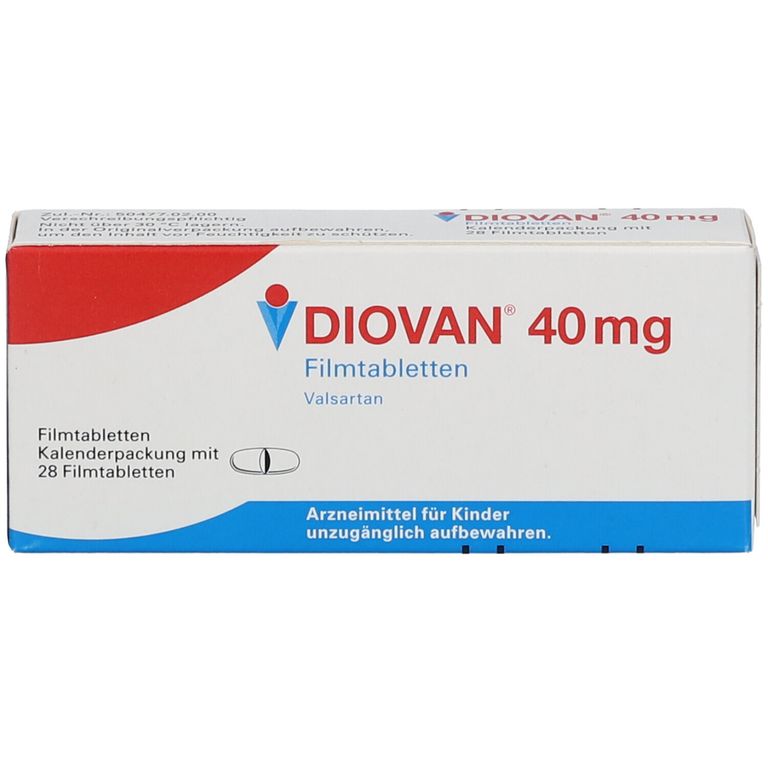 Diovan® 40 mg 28 St mit dem E-Rezept kaufen - Shop Apotheke