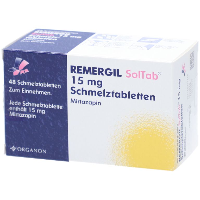 REMERGIL SolTab® 15 mg 48 St mit dem E-Rezept kaufen - Shop Apotheke
