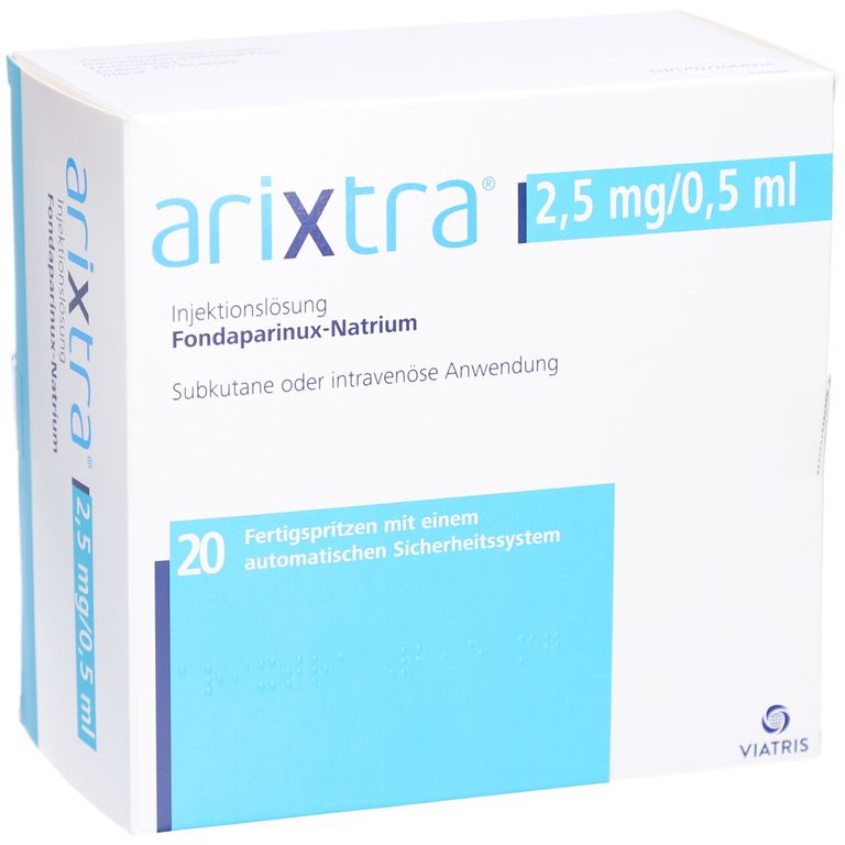 arixtra® 2,5 mg/0,5 ml 20x0,5 ml mit dem E-Rezept kaufen - Shop Apotheke