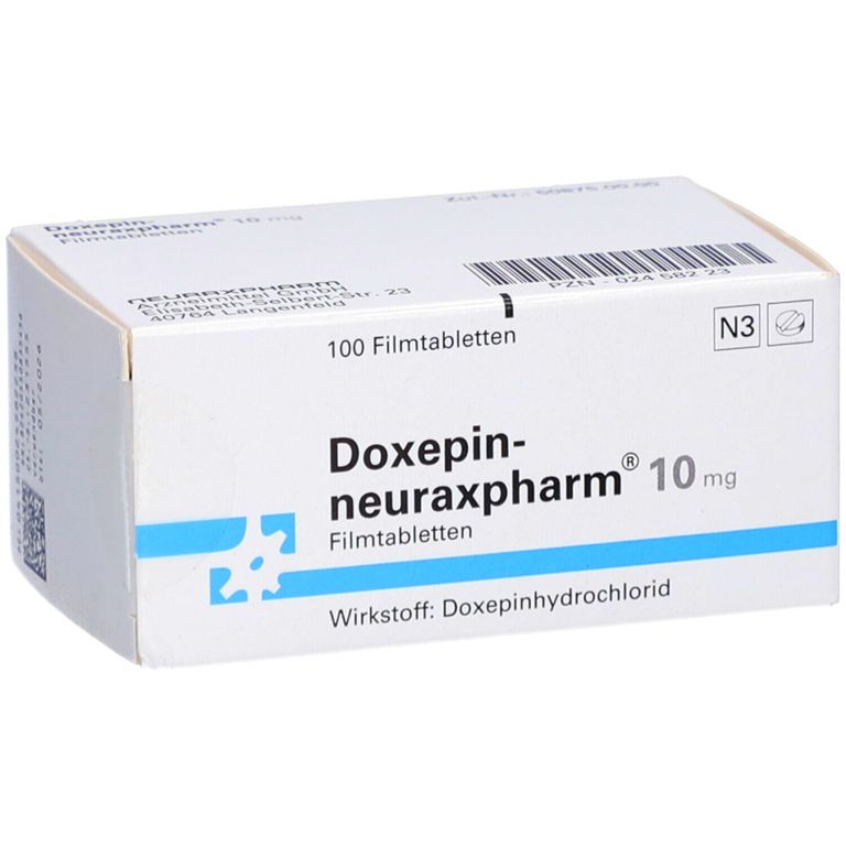 Doxepin-neuraxpharm® 10 mg 100 St mit dem E-Rezept kaufen - Shop Apotheke