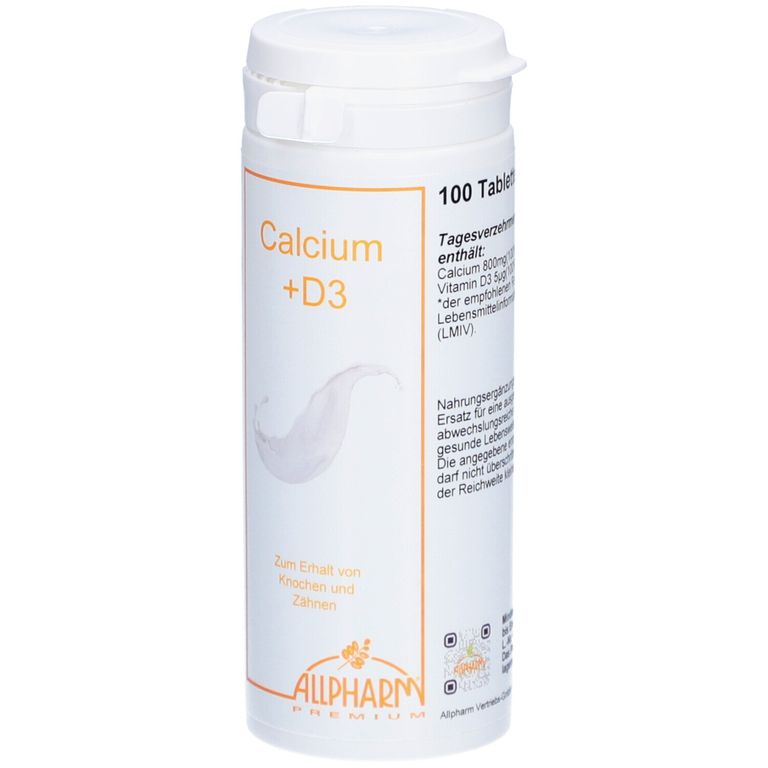 Calcium + D3 Tabletten 100 St - Shop Apotheke