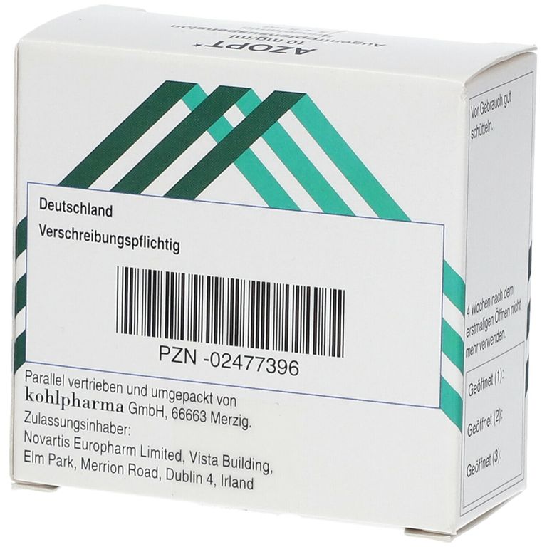 AZOPT 10 mg/ml 3x5 ml mit dem E-Rezept kaufen - Shop Apotheke