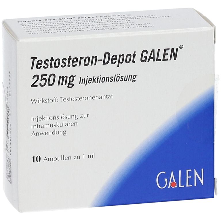 Testosteron-Depot GALEN® 250 mg 10x1 ml mit dem E-Rezept kaufen - Shop ...