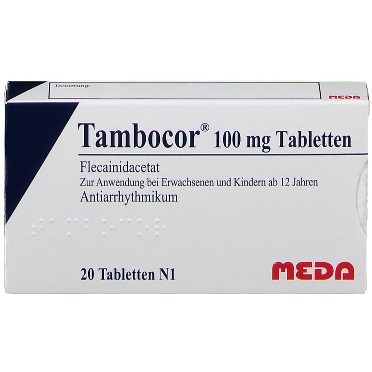 Tambocor® 100 mg 20 St mit dem E-Rezept kaufen - Shop Apotheke