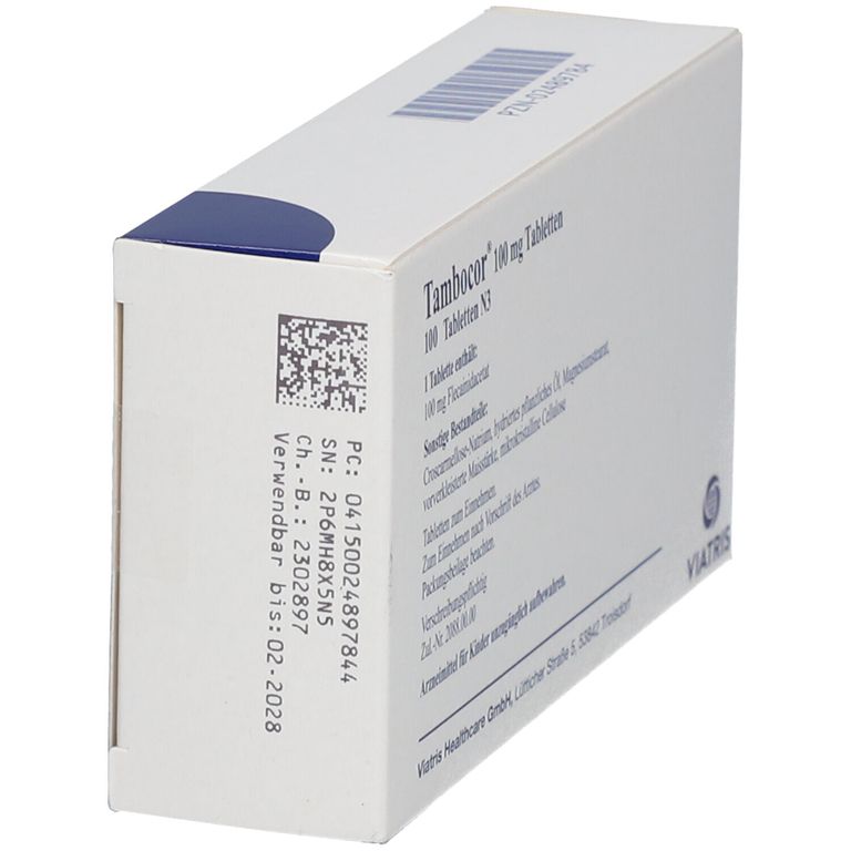Tambocor® 100 mg 100 St mit dem E-Rezept kaufen - Shop Apotheke