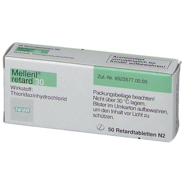 Melleril® 30 mg 50 St mit dem E-Rezept kaufen - Shop Apotheke