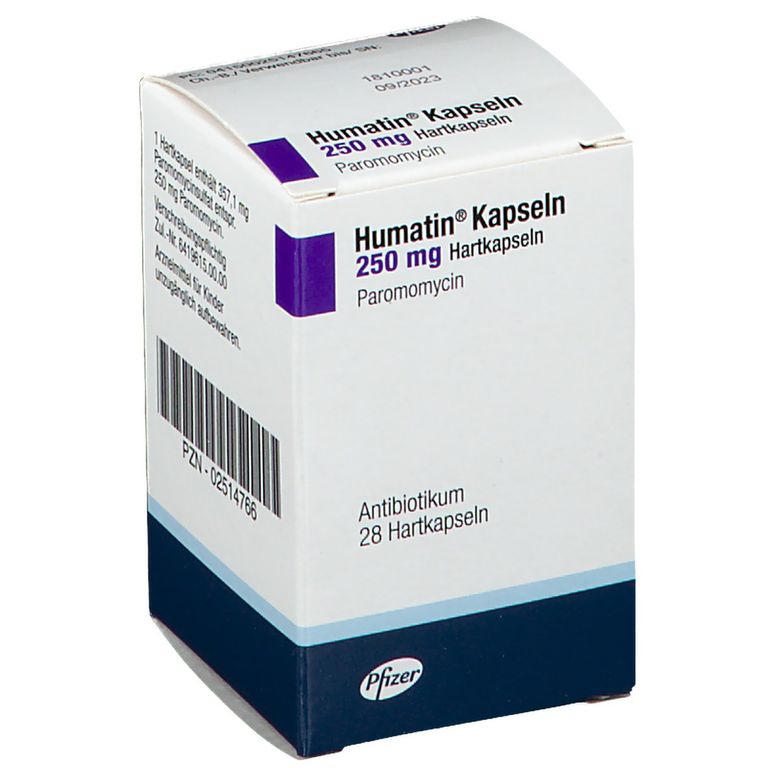 Humatin® Kapseln 250 mg 28 St mit dem E-Rezept kaufen - Shop Apotheke