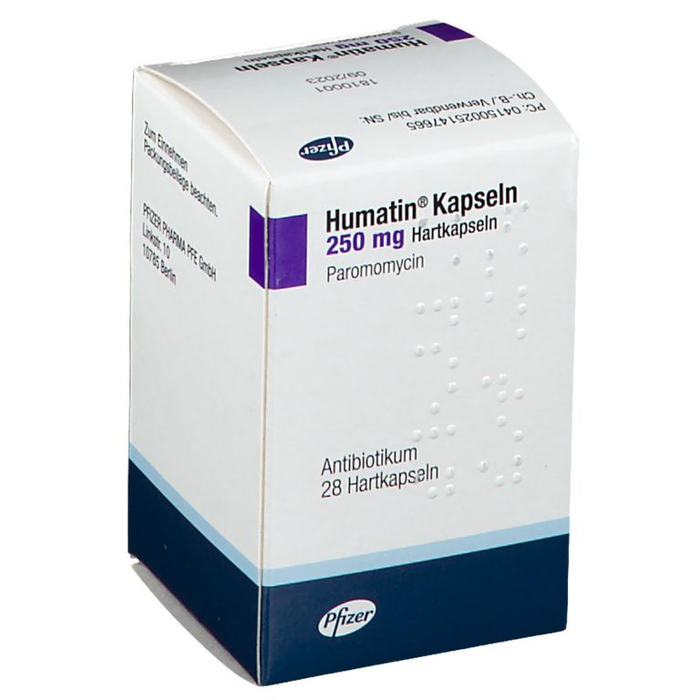 Humatin® Kapseln 250 mg 28 St mit dem E-Rezept kaufen - Shop Apotheke