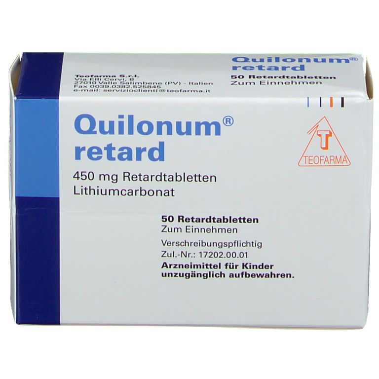 Quilonum® retard 450 mg 50 St mit dem E-Rezept kaufen - Shop Apotheke