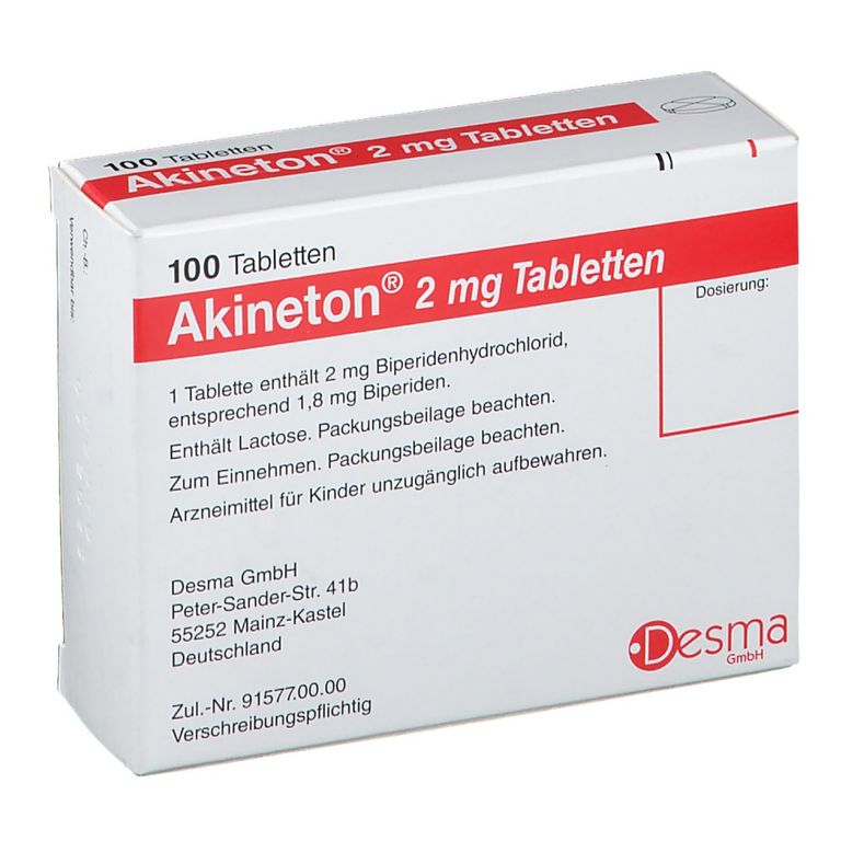 Akineton® 2 mg 100 St mit dem E-Rezept kaufen - Shop Apotheke