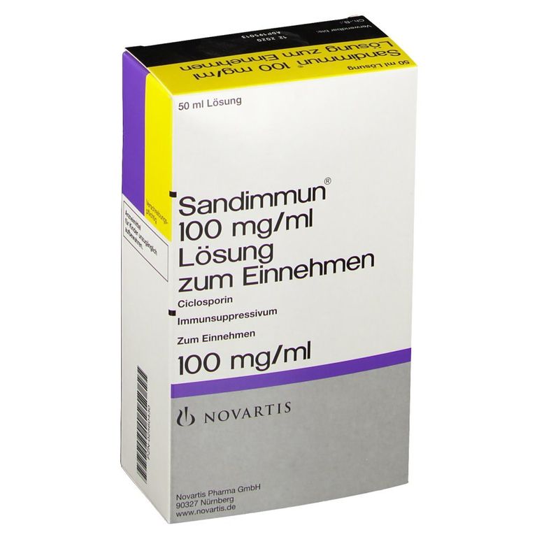 Sandimmun® 100 mg/ml 50 ml mit dem E-Rezept kaufen - Shop Apotheke