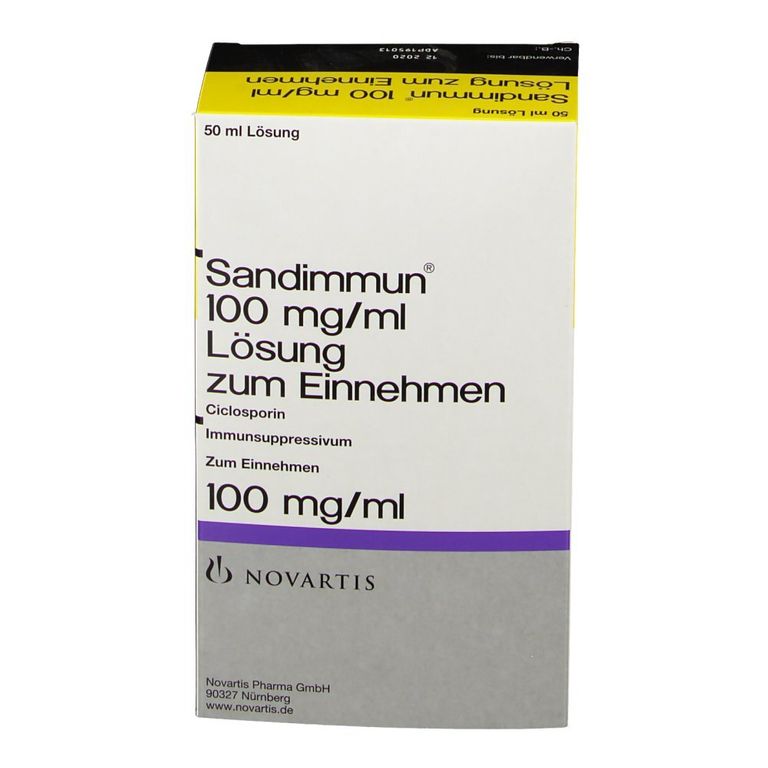 Sandimmun® 100 mg/ml 50 ml mit dem E-Rezept kaufen - Shop Apotheke