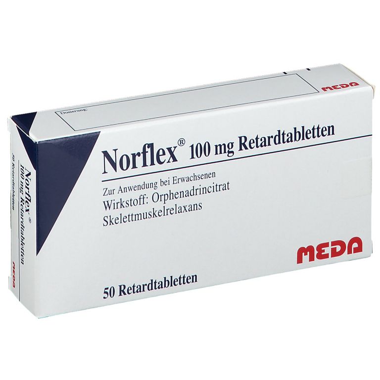 Norflex® 100 mg 50 St mit dem E-Rezept kaufen - Shop Apotheke