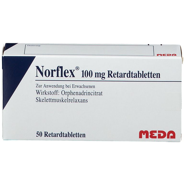 Norflex® 100 mg 50 St mit dem E-Rezept kaufen - Shop Apotheke