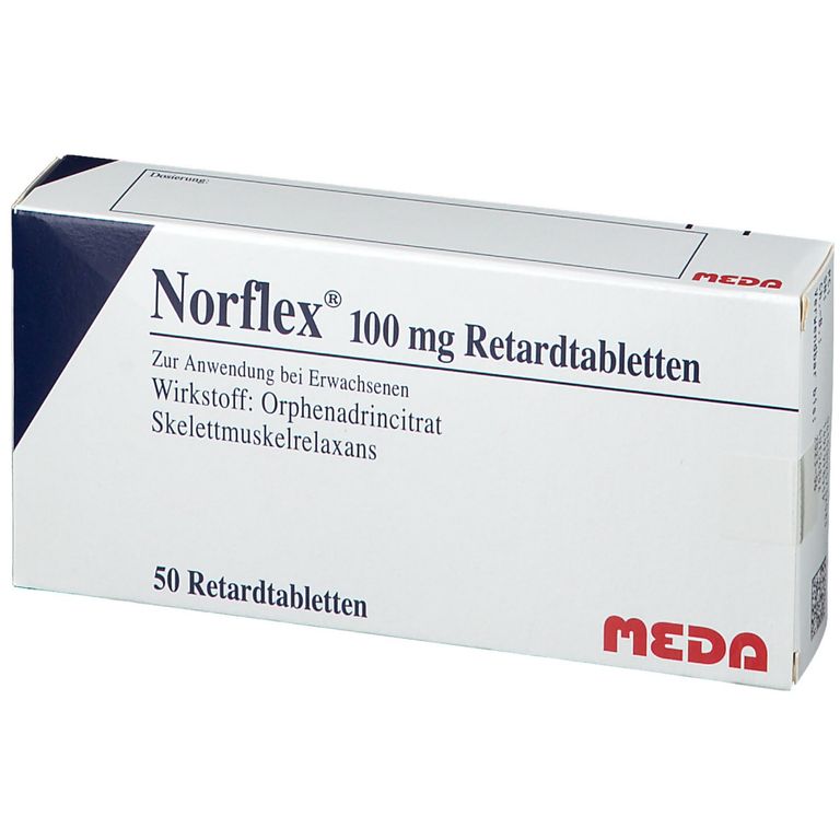 Norflex® 100 mg 50 St mit dem E-Rezept kaufen - Shop Apotheke